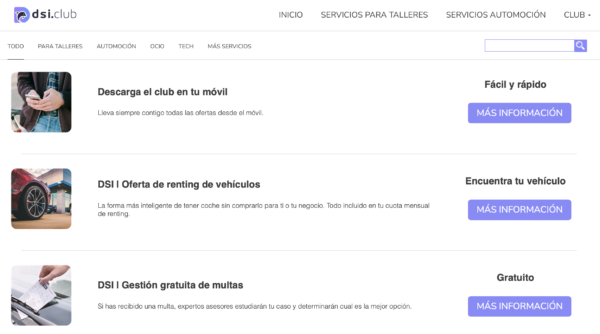 El Club dsi.mobility sigue sumando ventajas exclusivas para los ...